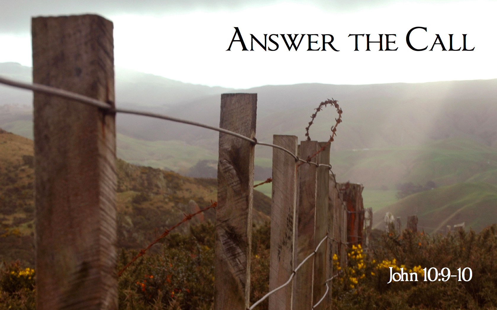 Answer the Call – Sermon Audio 10/17/10 – Pastor Mark Robinson .com